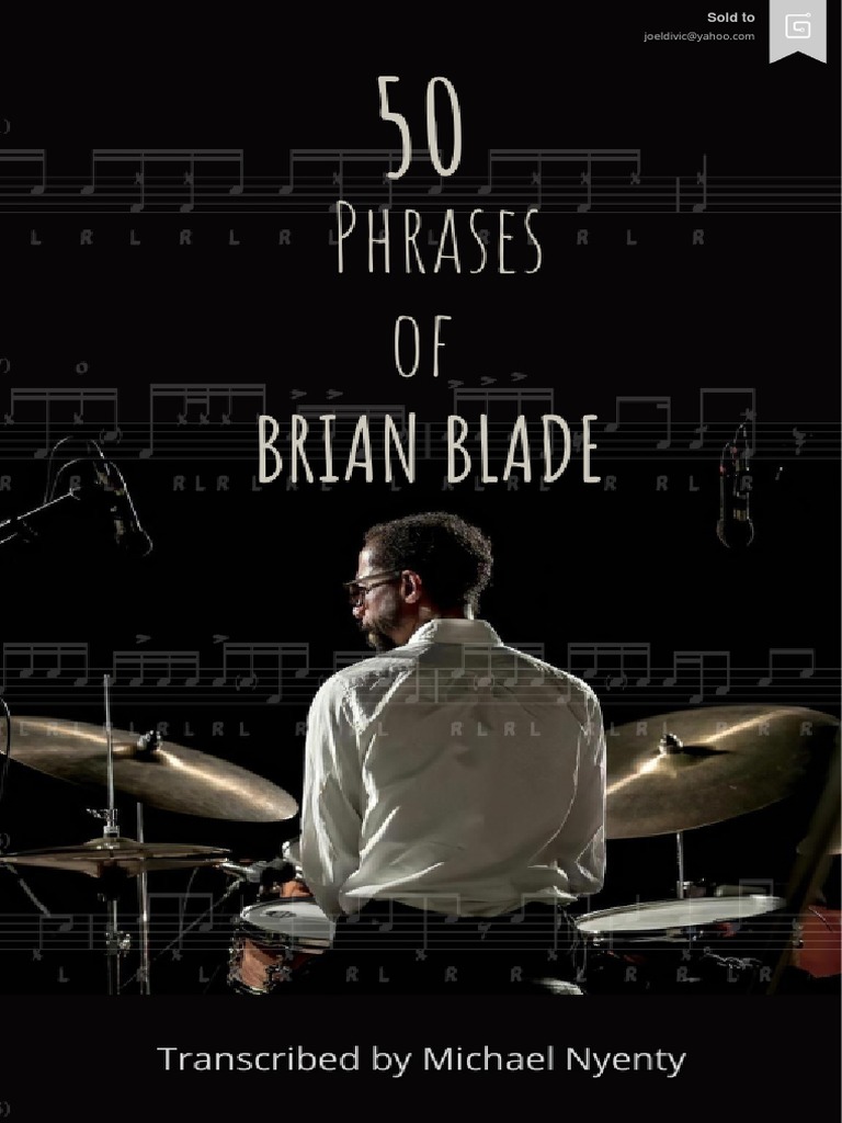 50 Phrases of Brian Blade Drumming | PDF | Jazz | Performing Arts