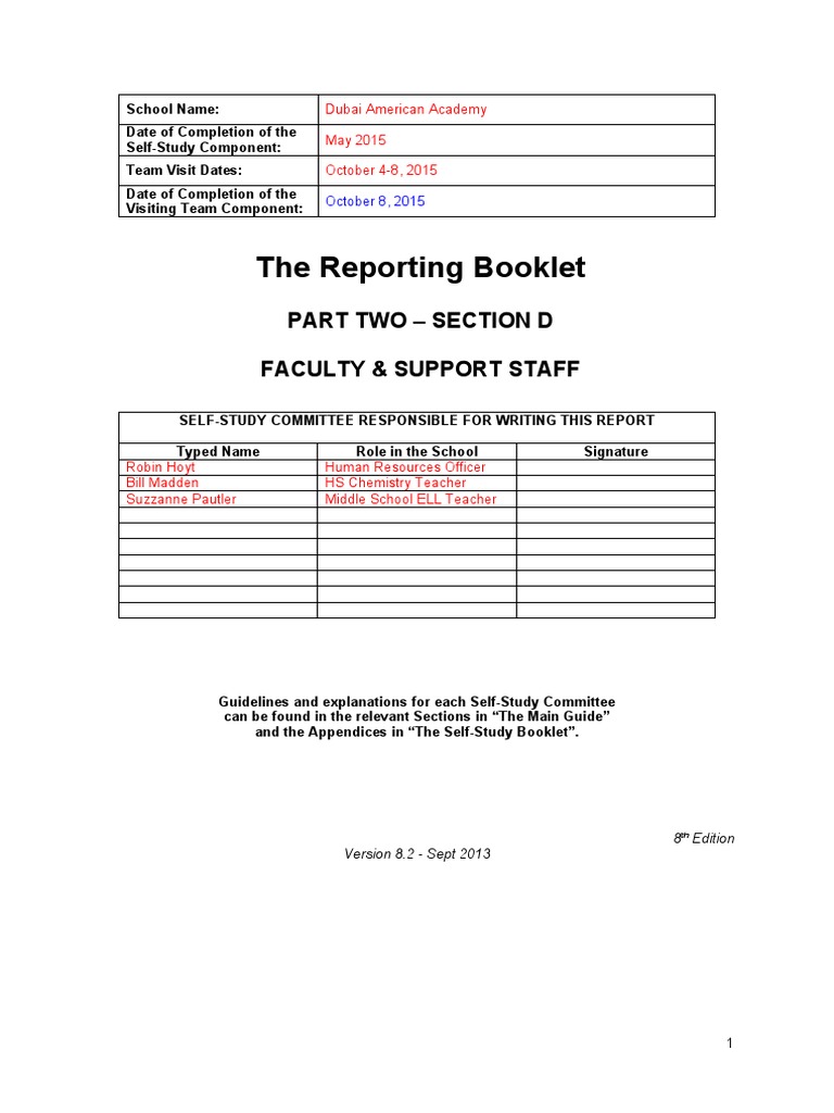 Dubai American Academy, Section D | PDF | Cost Of Living | Employment