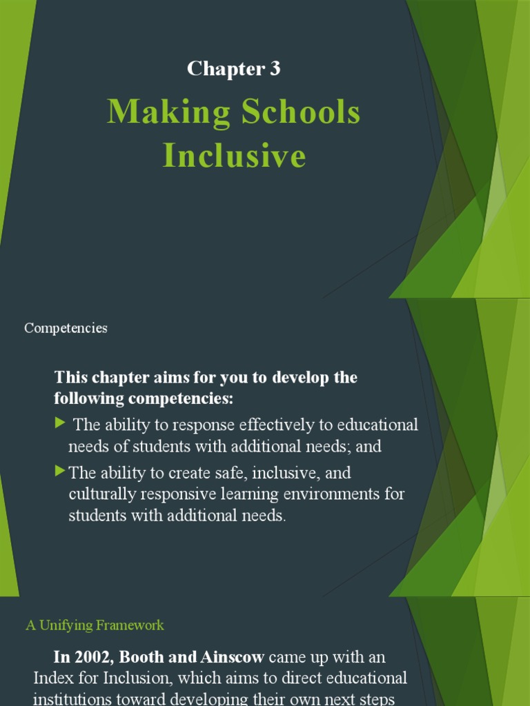 Making Schools Inclusive | PDF | Inclusion (Education) | Special Education
