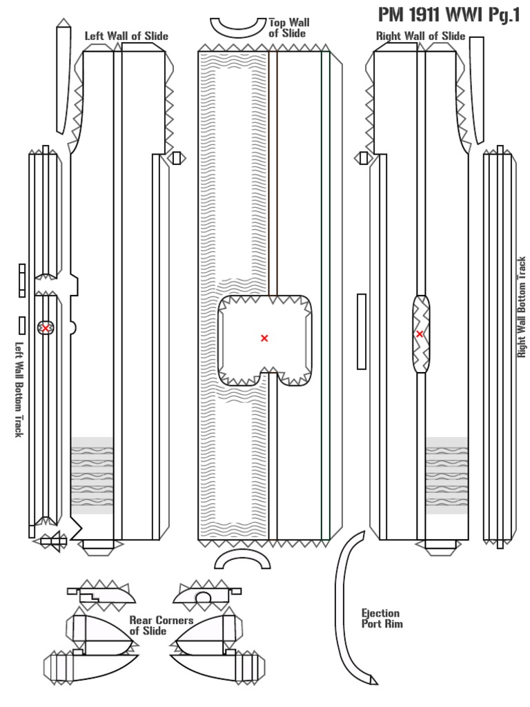 PM 1911 WWI Detailed Assembly Guide | PDF