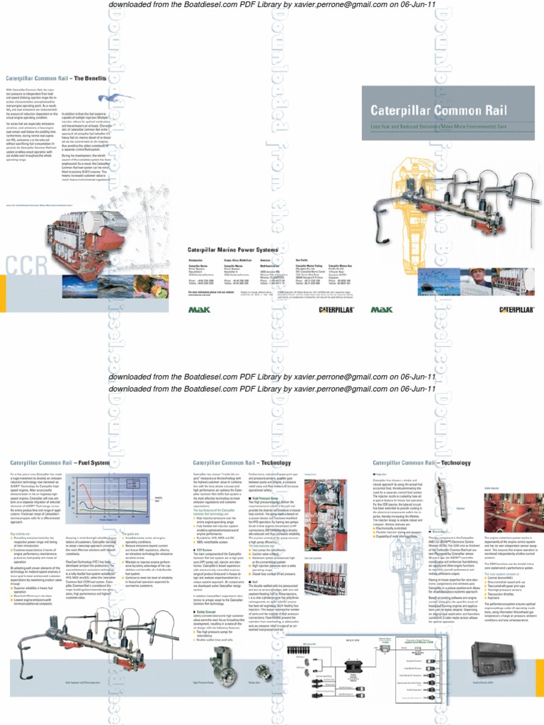 Caterpillar Common Rail | PDF
