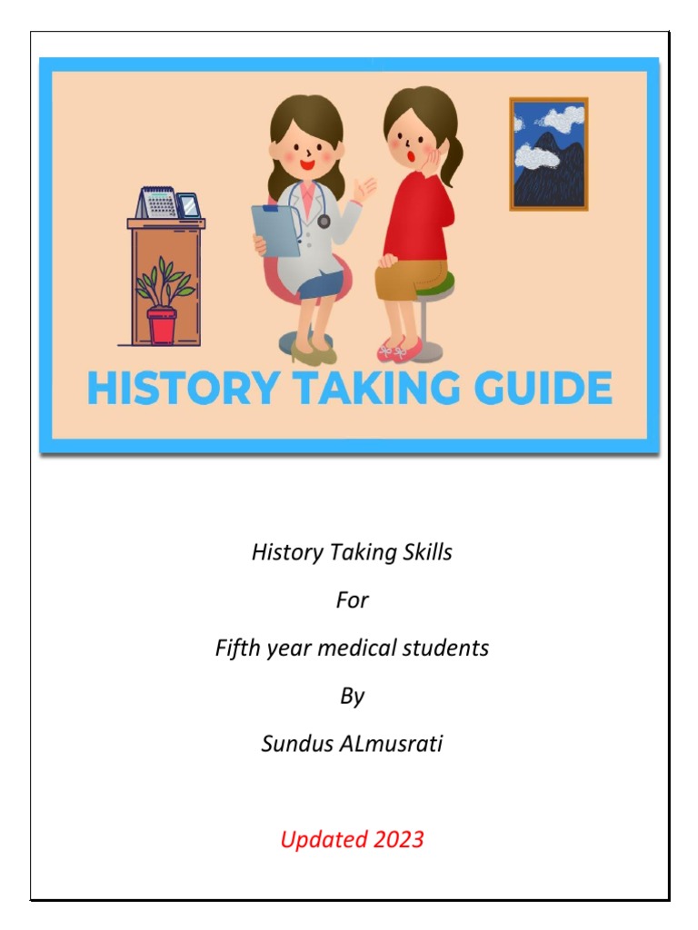 History Taking Skills Full 2023 by SUNDUS ALMUSRATI | PDF