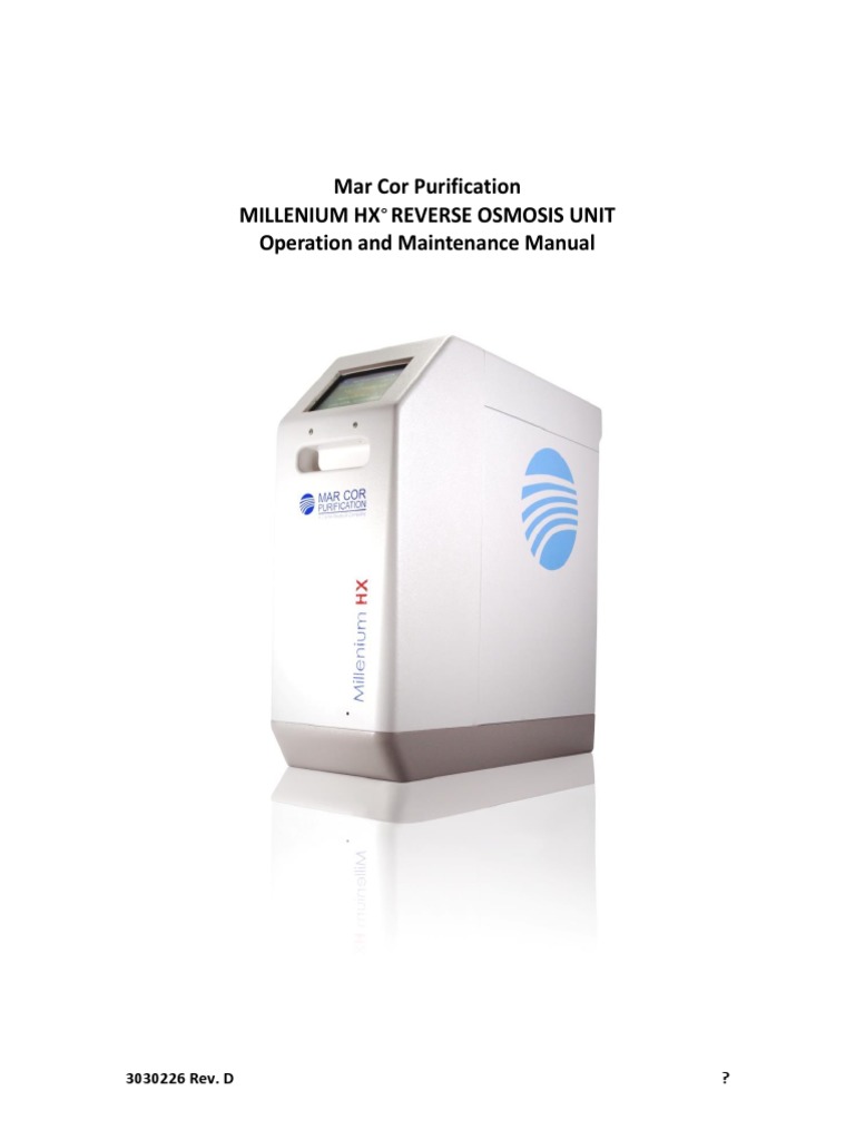 Manual Millenium HX 3030226 | PDF