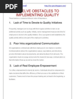 QMS Implementation Road Map | PDF | Quality Management | Iso 9000