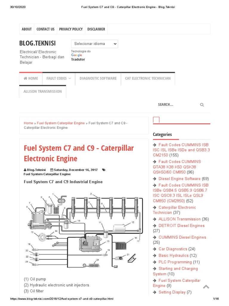C7 and C9 Fuel System Overview | PDF | Technology & Engineering