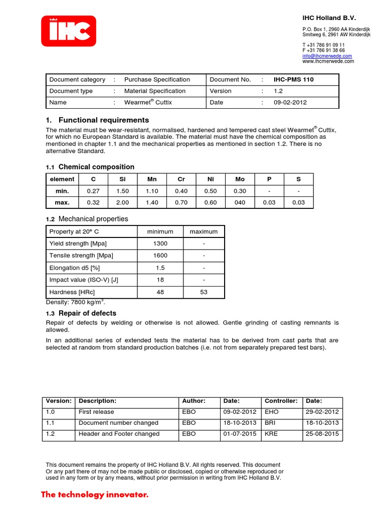 Technical specification part 110230577 Tooth - 20-CB-F2 - Flared (1 ...