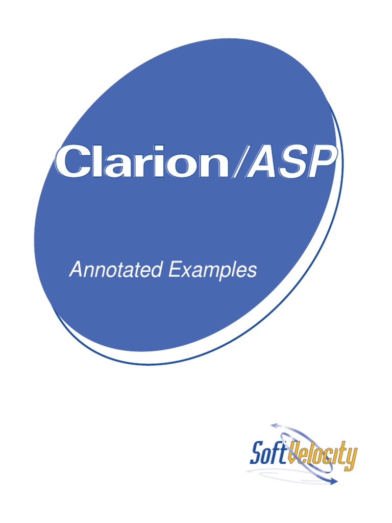 Clarion ASP Annotated Examples | PDF | Microsoft Sql Server | Databases