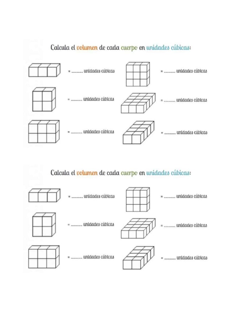 Unidades Cubicas | PDF