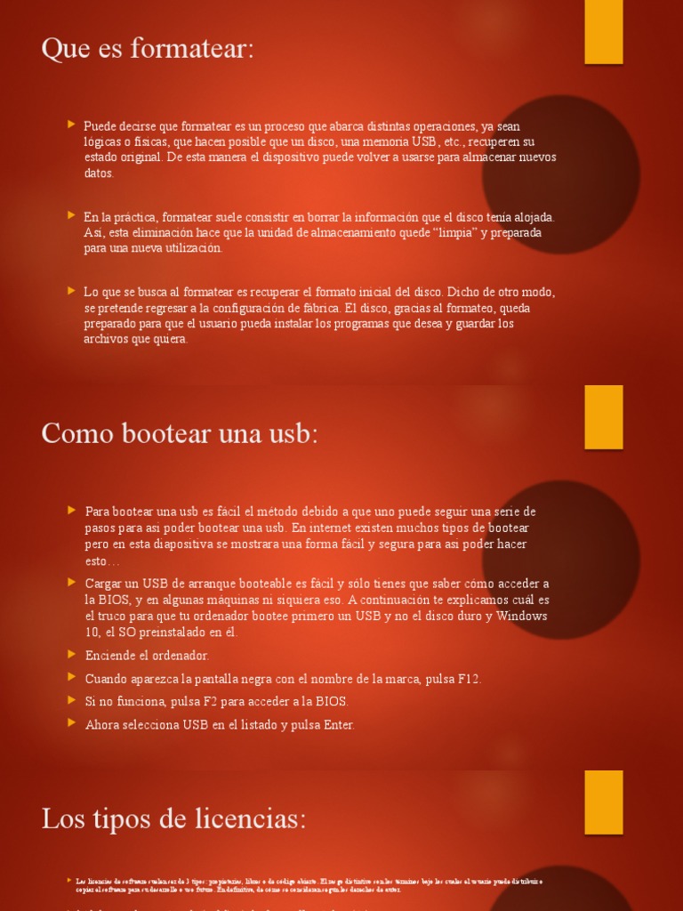 Que Es Formatear | PDF | Software libre | Desarrollo de software