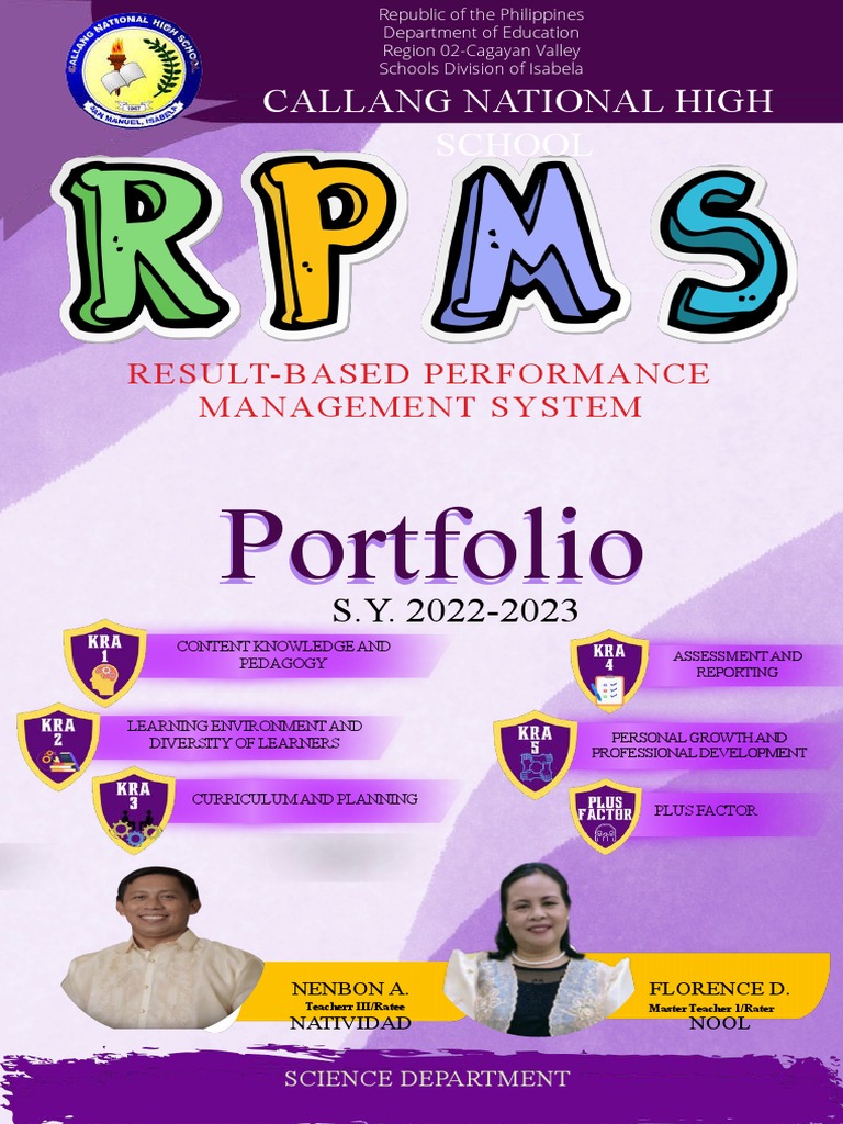 RPMS Design 3 | PDF | Learning | Educational Assessment
