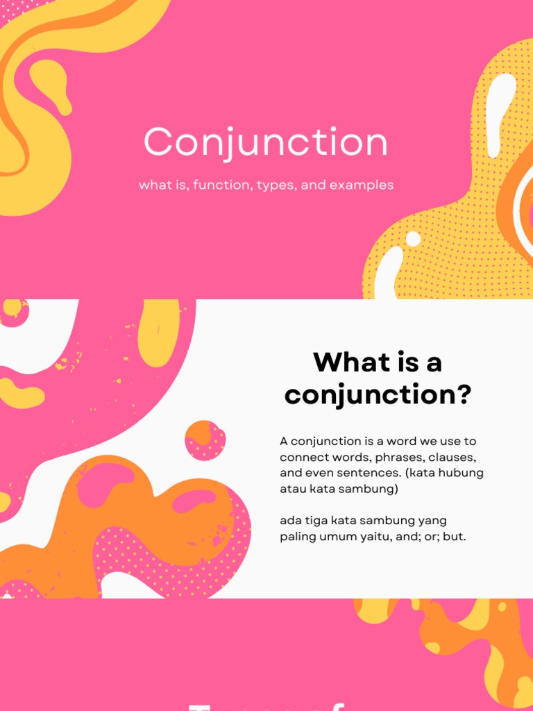 5 - Conjunction | PDF | Question | Language Mechanics