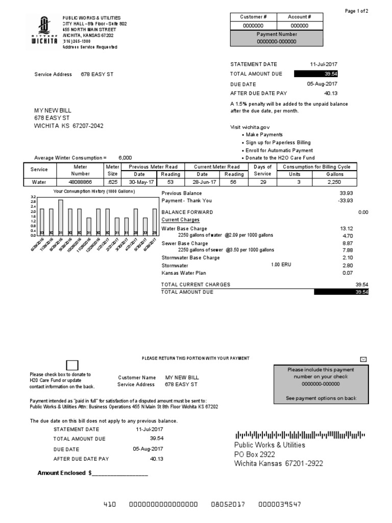 New Bill Design | PDF | Fee | Credit Card