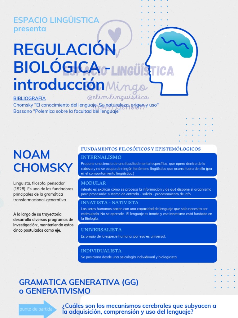 Chomsky y la Gramática Universal | PDF | Lingüística | Noam Chomsky