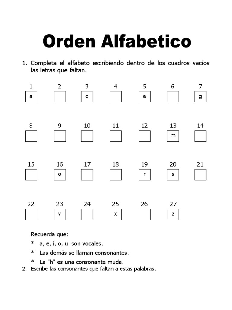 Actividades de Lengua para Niños | PDF | Estudios de idiomas ...