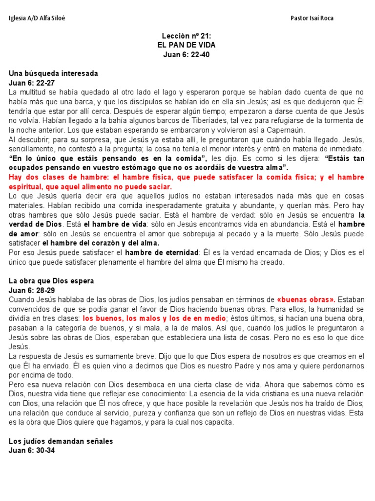 Lección #20 | PDF | Jesús | Dios