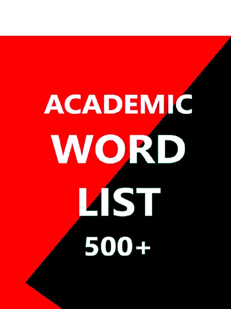 Academic Vocabulary Words List | PDF
