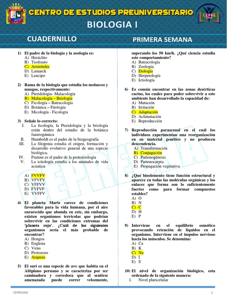 Cuadernillo 1 | PDF