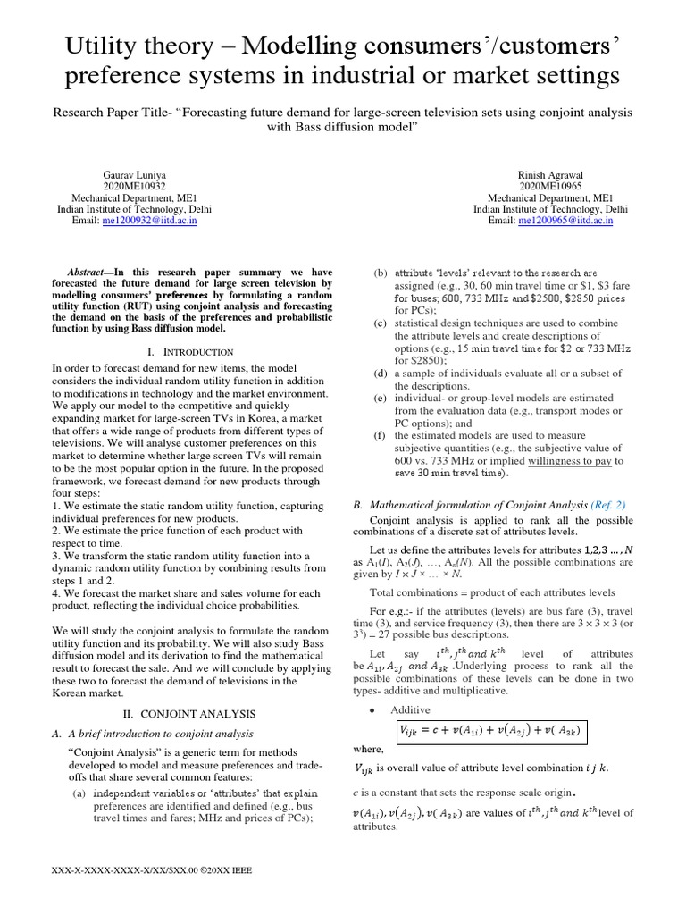 Forecasting Research Paper Summary | PDF