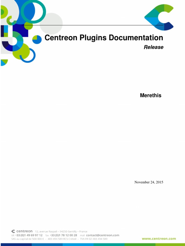 Centreon Plugins Documentation Release Merethis | PDF