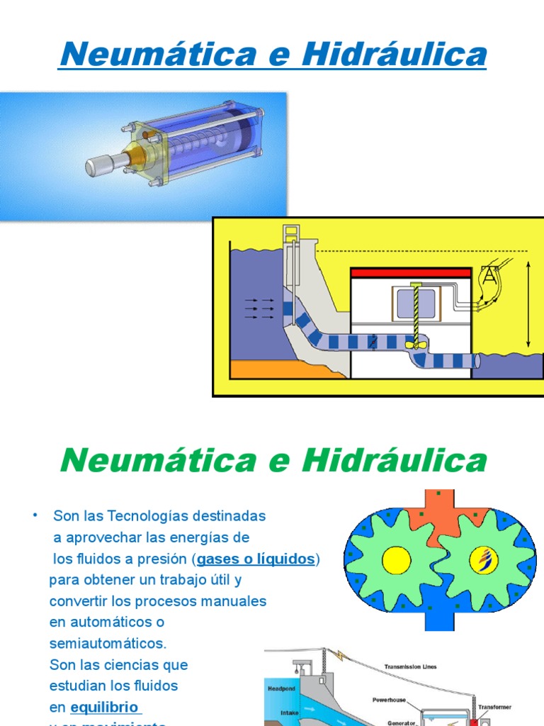 Neumática e Hidráulica Básica | PDF | Presión | Neumática