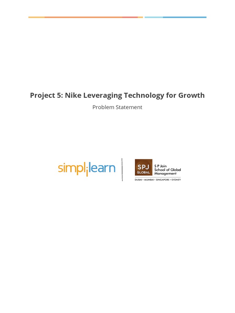 Nike's Smart Footwear Innovation Strategy | PDF | Nike | Market ...