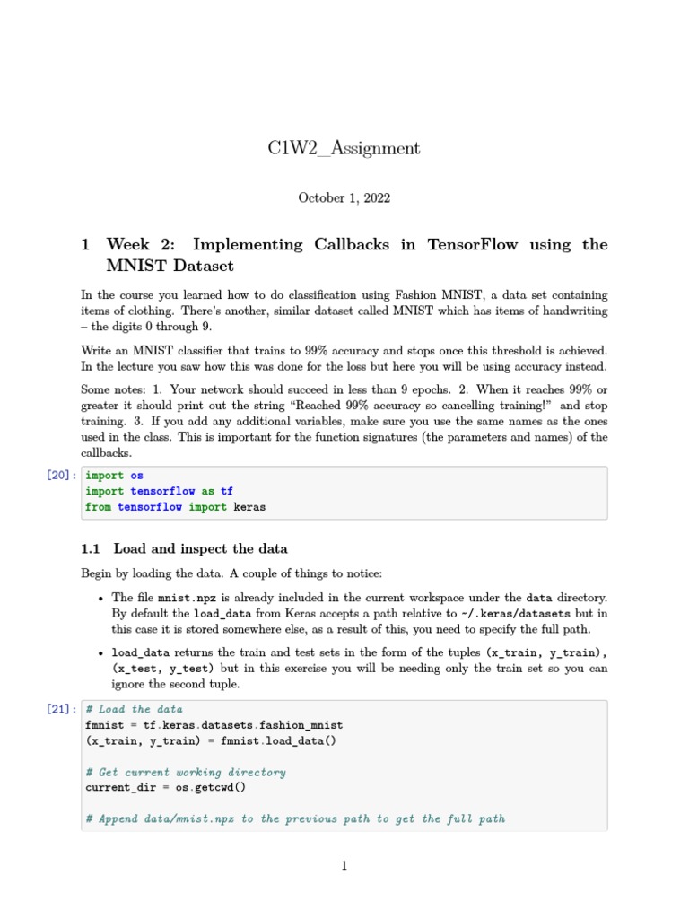 C1W2 Assignment | PDF | Teaching Methods & Materials