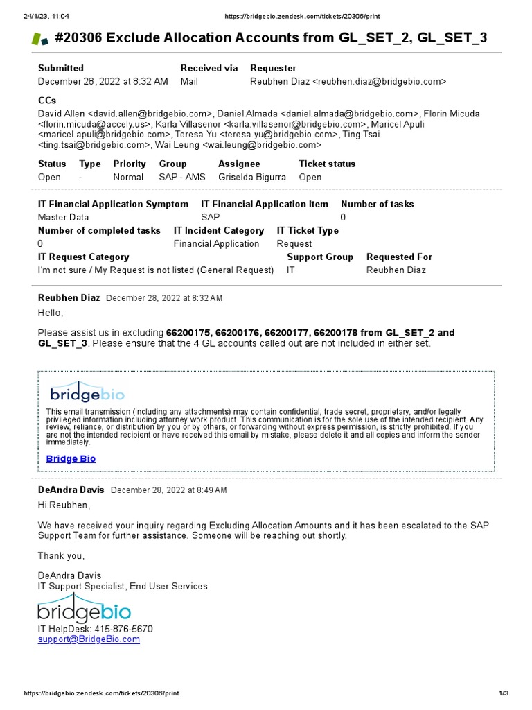 Allocation Accounts | PDF