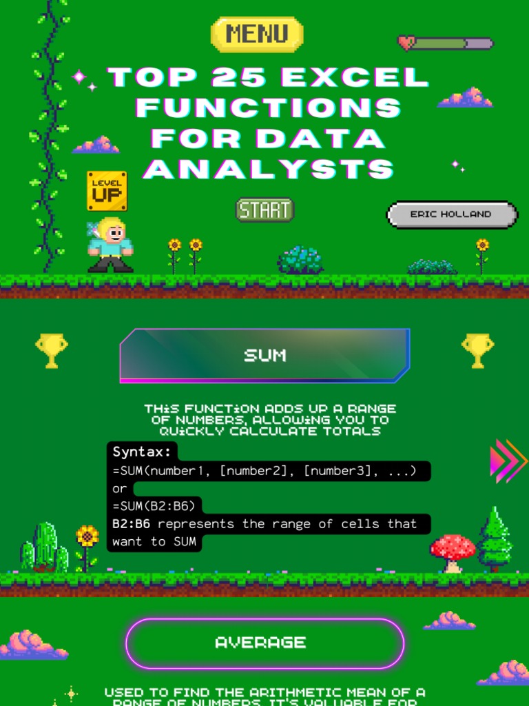 top-25-excel-functions-for-data-analysts-pdf