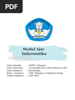 Modul Ajar Informatika Kelas 7 Deep Learning | PDF