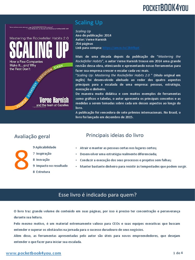 Scaling Up - Verne Harnish | PDF