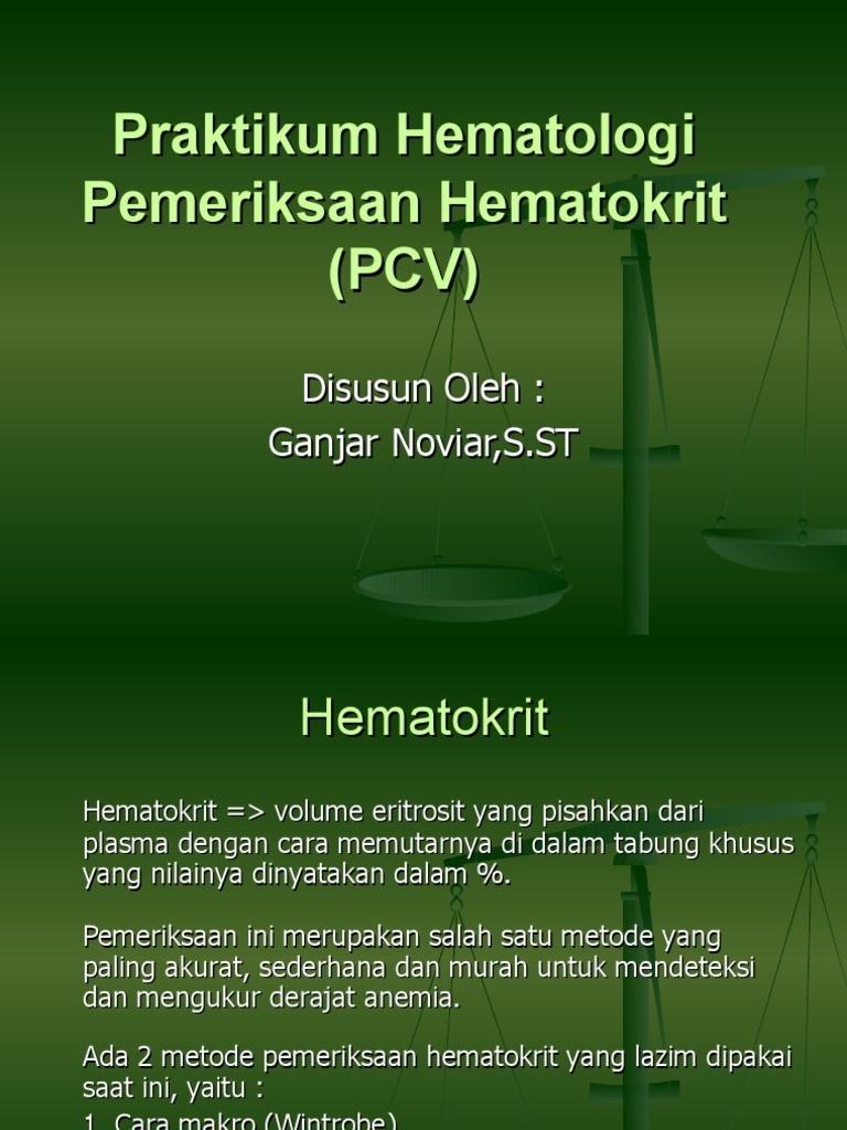 Hematokrit | PDF