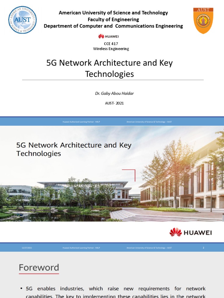 2 - 5G Network Architecture and Key Technologies | PDF