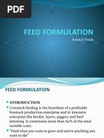 Excel Feed Formulation | PDF | Animal Feed | Computer Programming