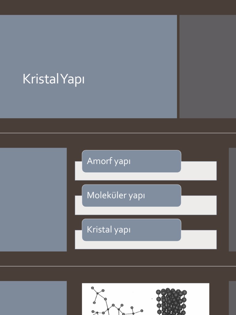 Kristal Yapı1 (2.bölüm) | PDF