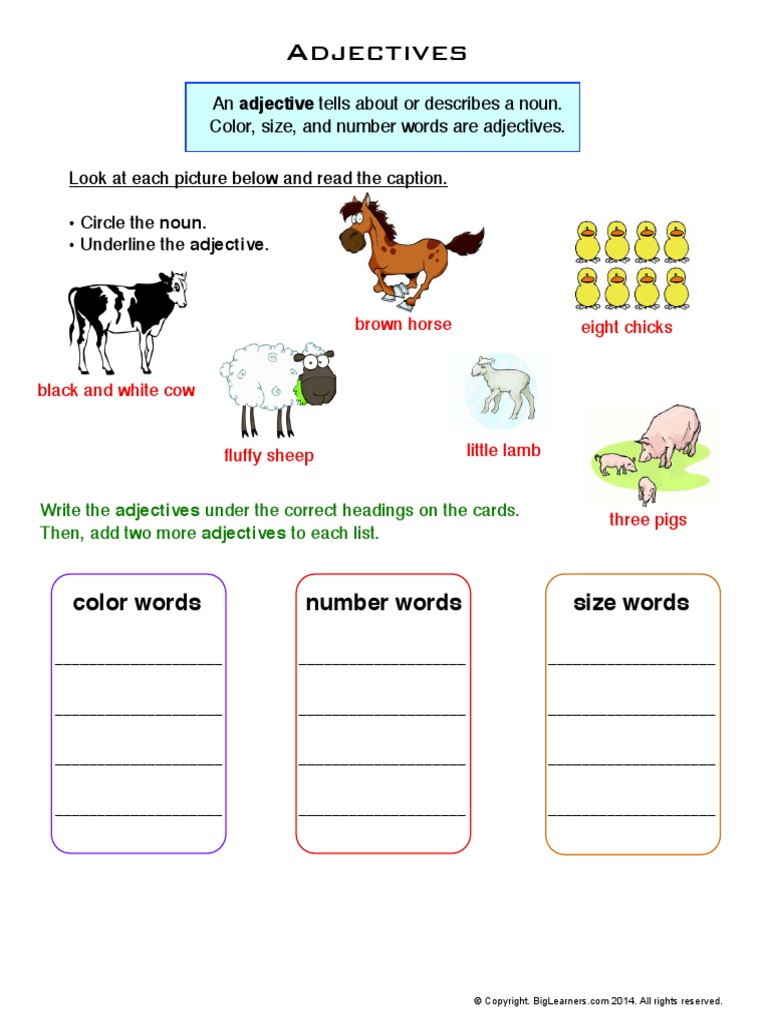 Adjectives | PDF | Adjective | Semantic Units