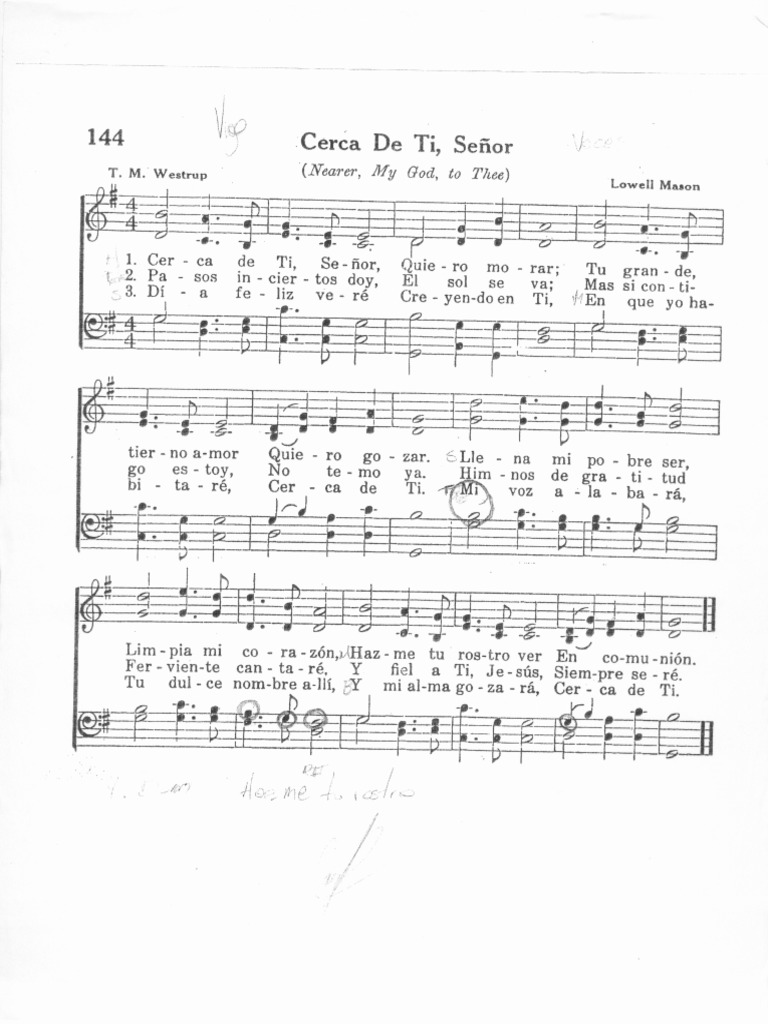 Cerca de Ti Señor | PDF