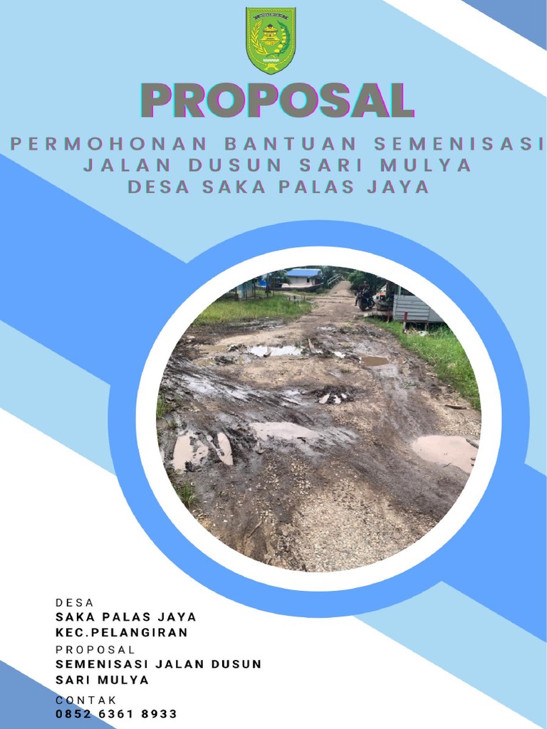 Proposal Jalan Arah Bendungan | PDF