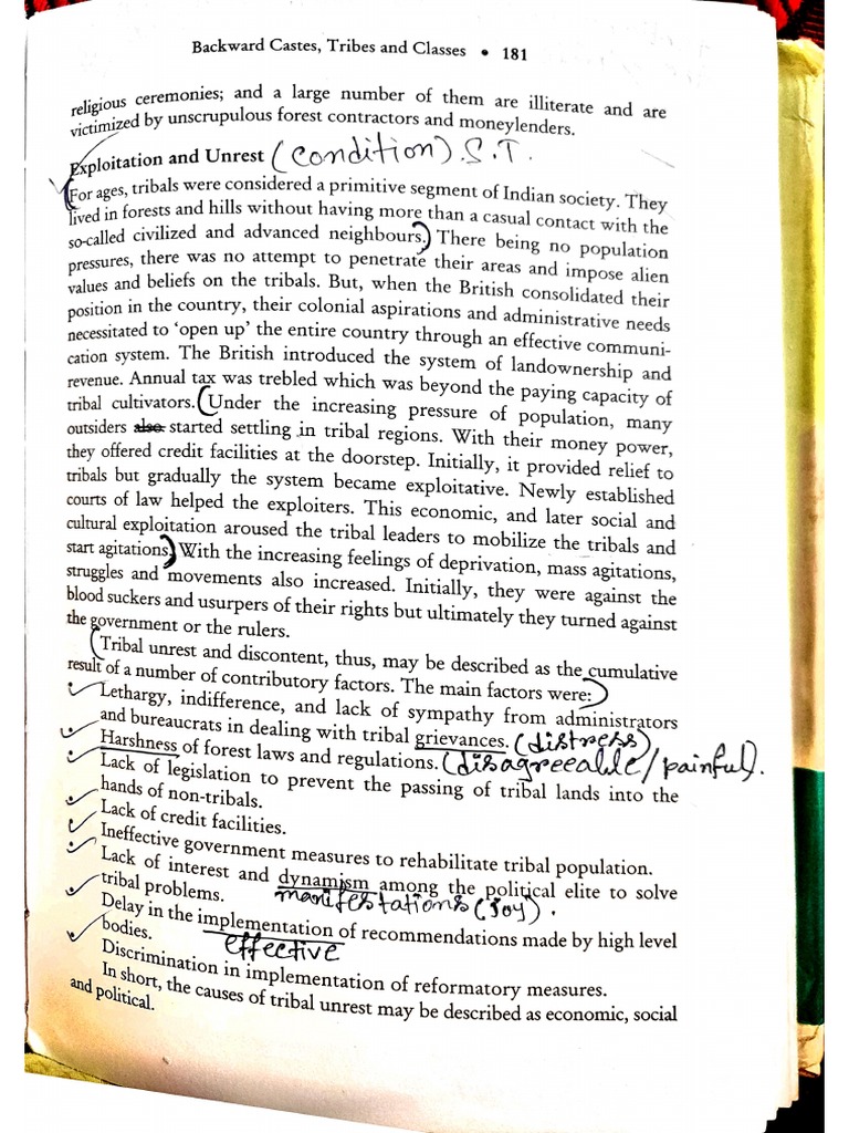 Schedule Tribe Notes | PDF