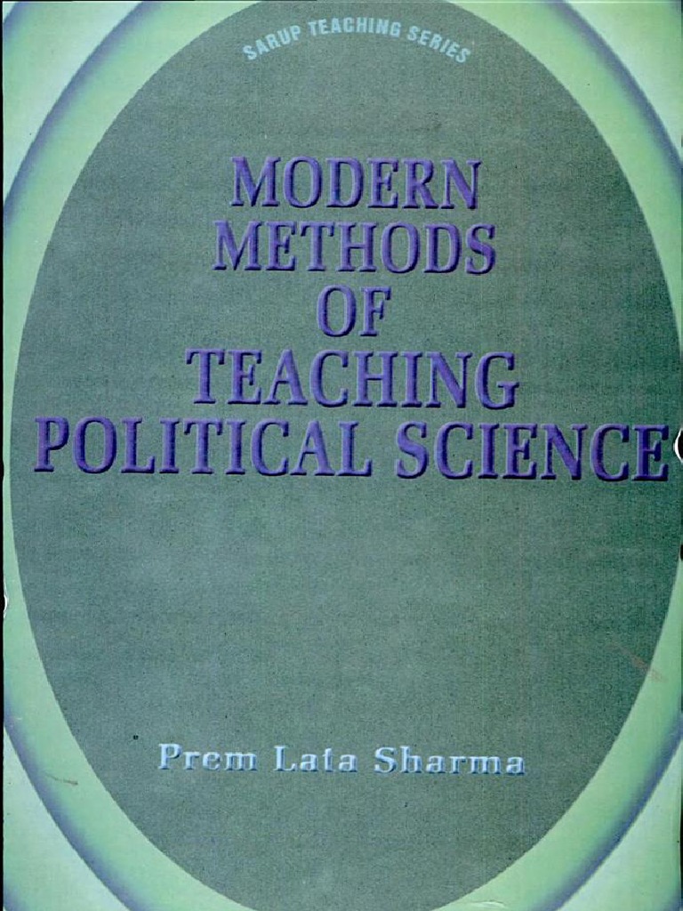 Sharma - Modern Methods of Teaching Political Science | PDF | Theory ...