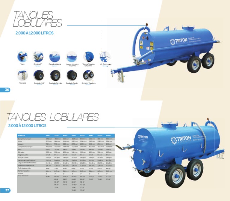 OPE037 Folder Catálogo - Do Fabricante - Tanque Triton | PDF | Casa e Jardim | Tecnologia e ...