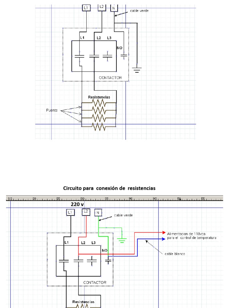 Esquema de conexión de resistencias 220V | PDF | Ciencia y matemáticas | Tecnología