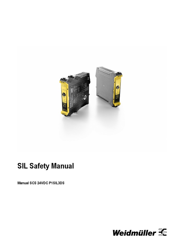 SIL Safety Manual | PDF | Relay | Fuse (Electrical)