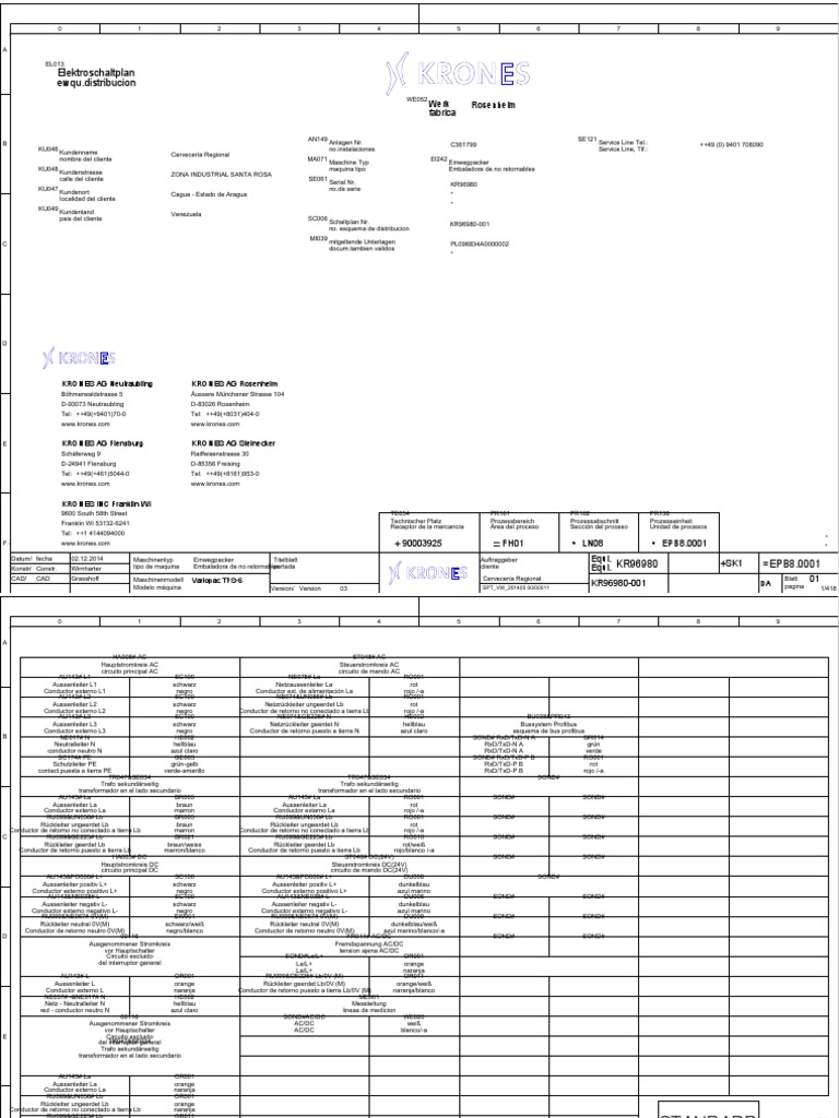 Variopac KR96980 | Descargar gratis PDF | Transformador | Componentes ...