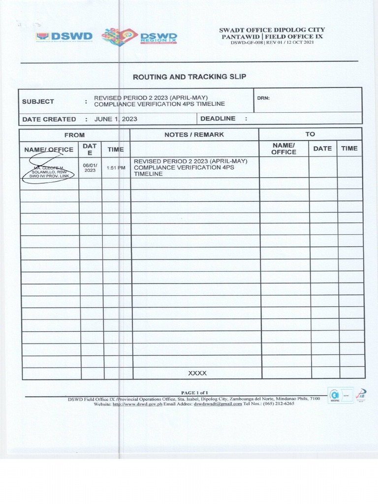 20 Localized Memo Revised Period 2 2023 (April-May) Compliance ...