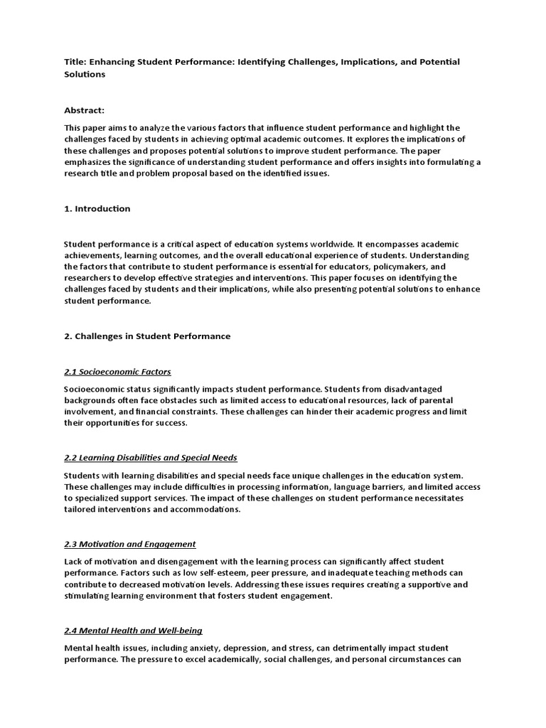 Concept Paper | PDF | Socioeconomic Status | Mental Health Concept Paper | PDF | Socioeconomic Status | Mental Health