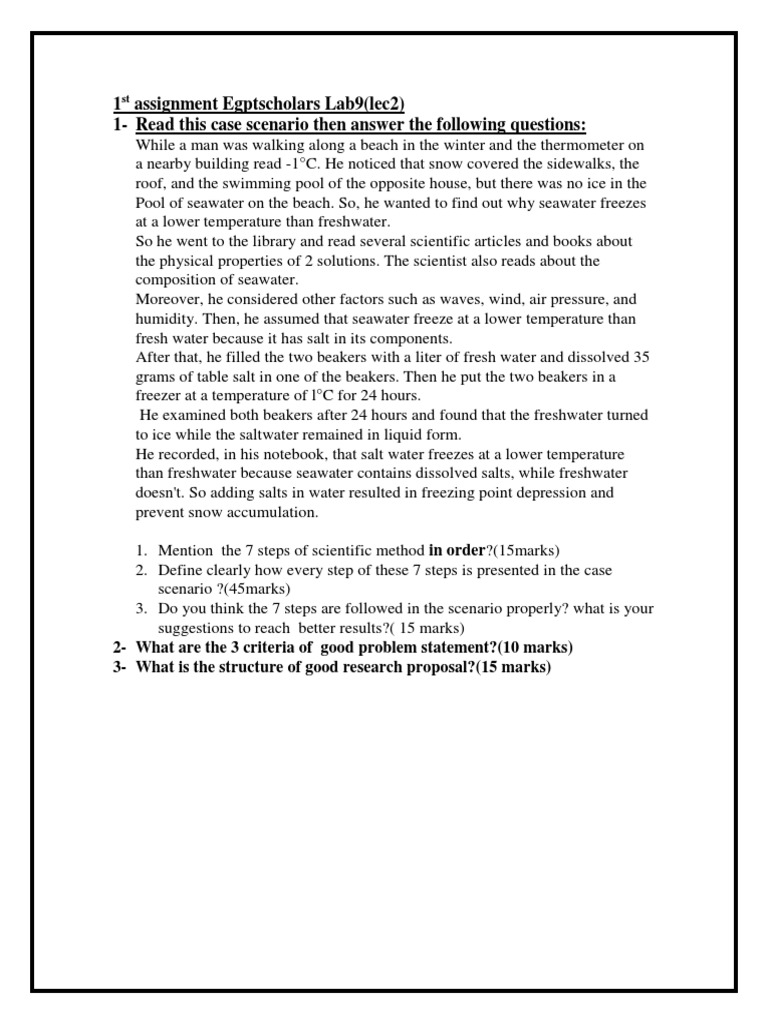1st Assignment Egptscholars Lab9 | PDF