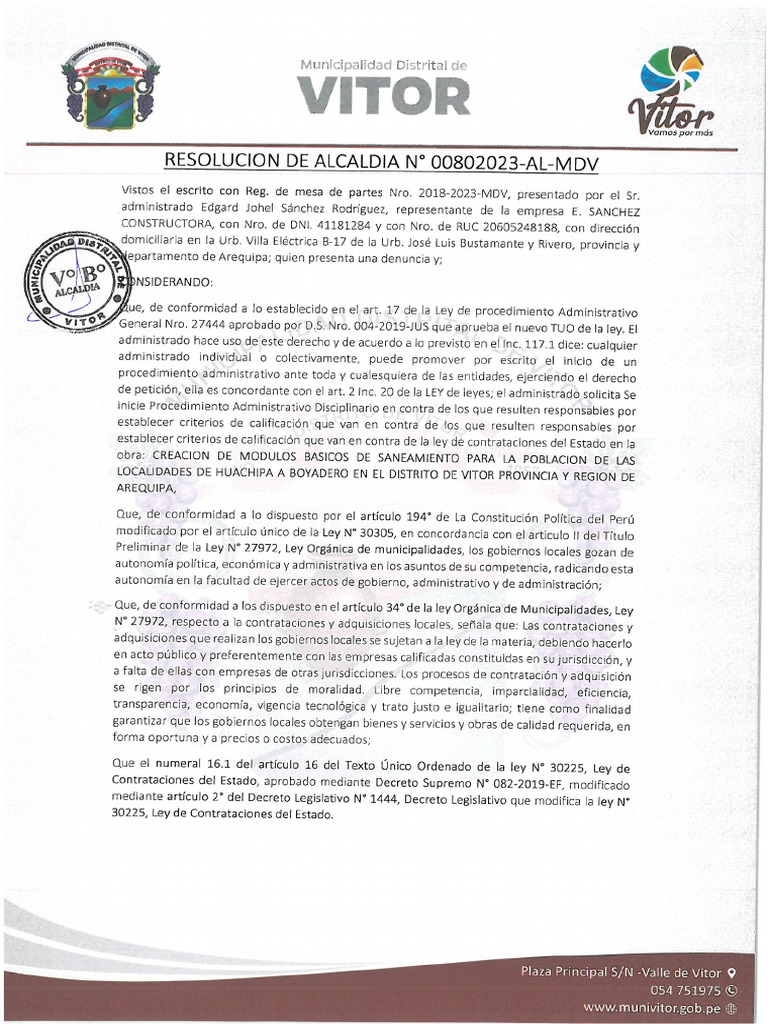 Resol Nulidad PDF | PDF