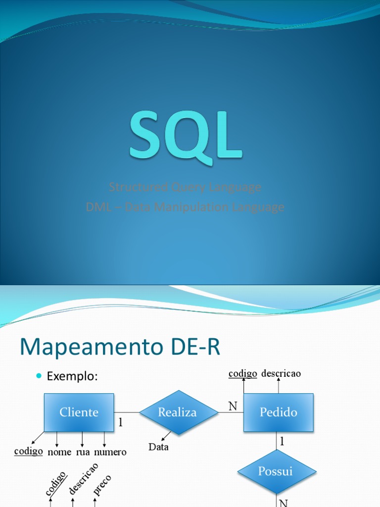 04 - SQL - Manipulação de Dados | PDF | SQL | Gestão de dados