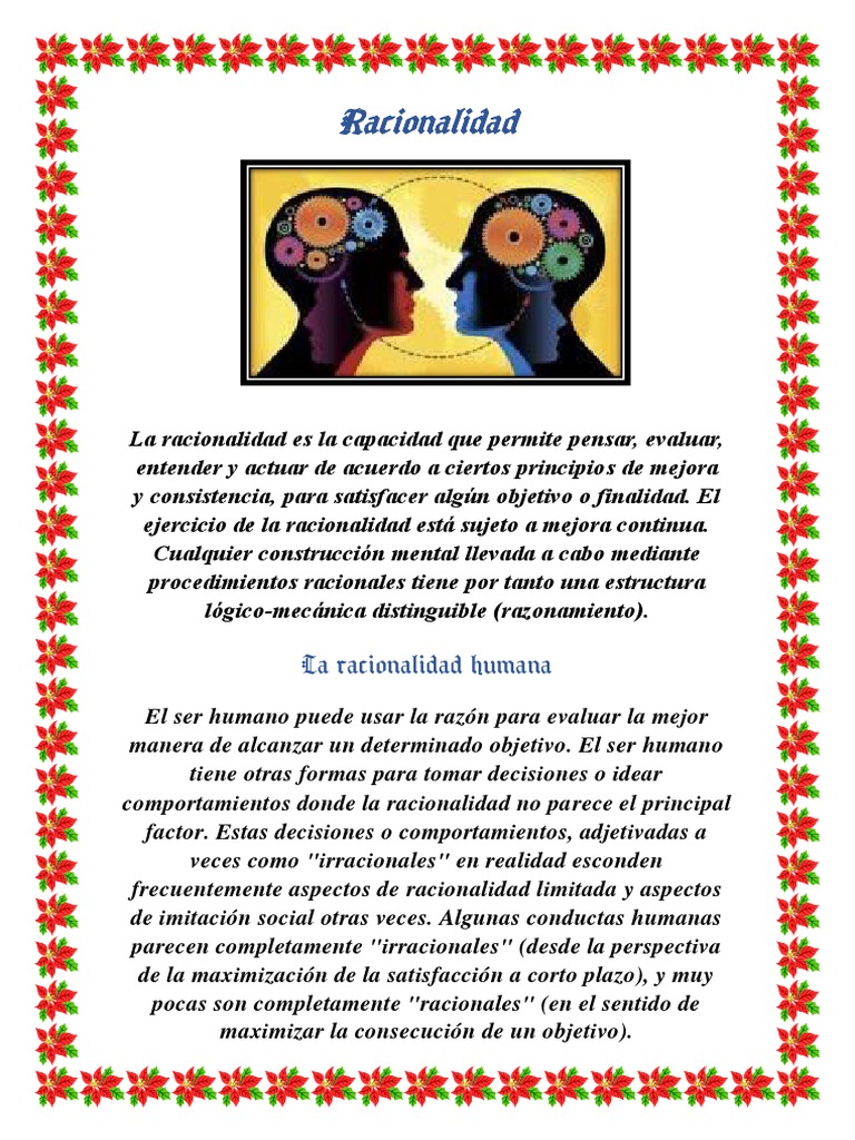 Entendiendo la Racionalidad Humana | PDF | Crecimiento personal y ...