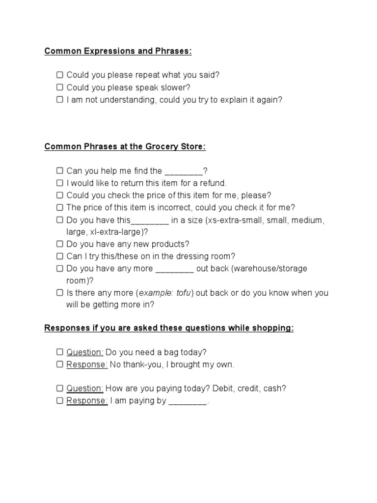 Common Expressions and Phrases - 2020 | PDF | Debit Card | Banks